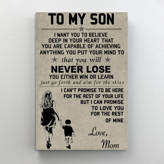 Trinx To My Son Mother And Son On Canvas | Wayfair