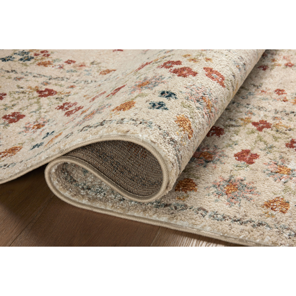 Rifle Paper Co. x Loloi Laurel Linen Area Rug & Reviews | Birch Lane