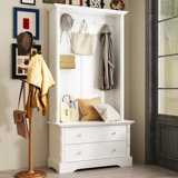 Wayfair | White Hall Trees You'll Love in 2023