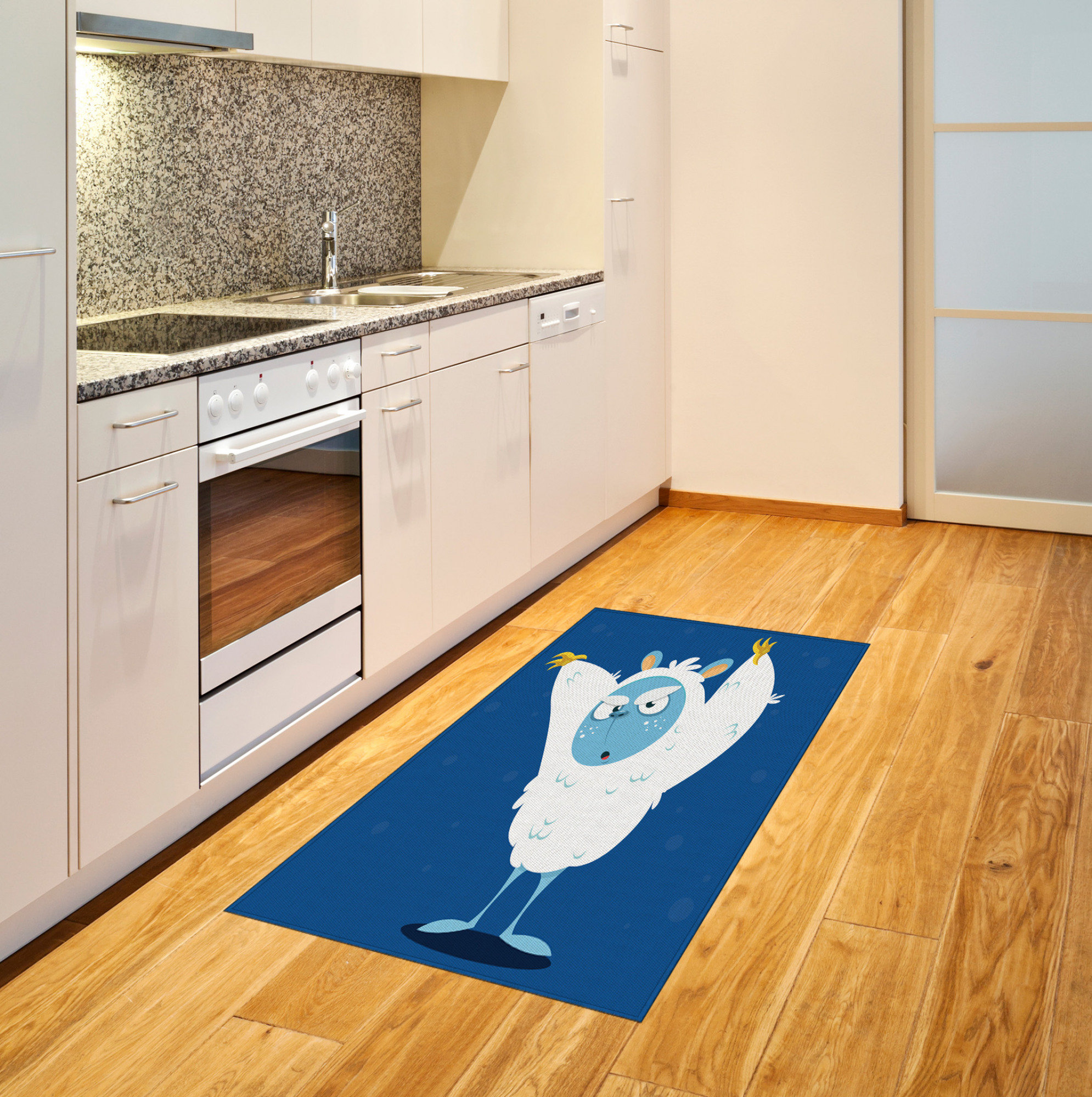 East Urban Home Bigfoot High Density Long Fiber Poly Threads Decorative ...