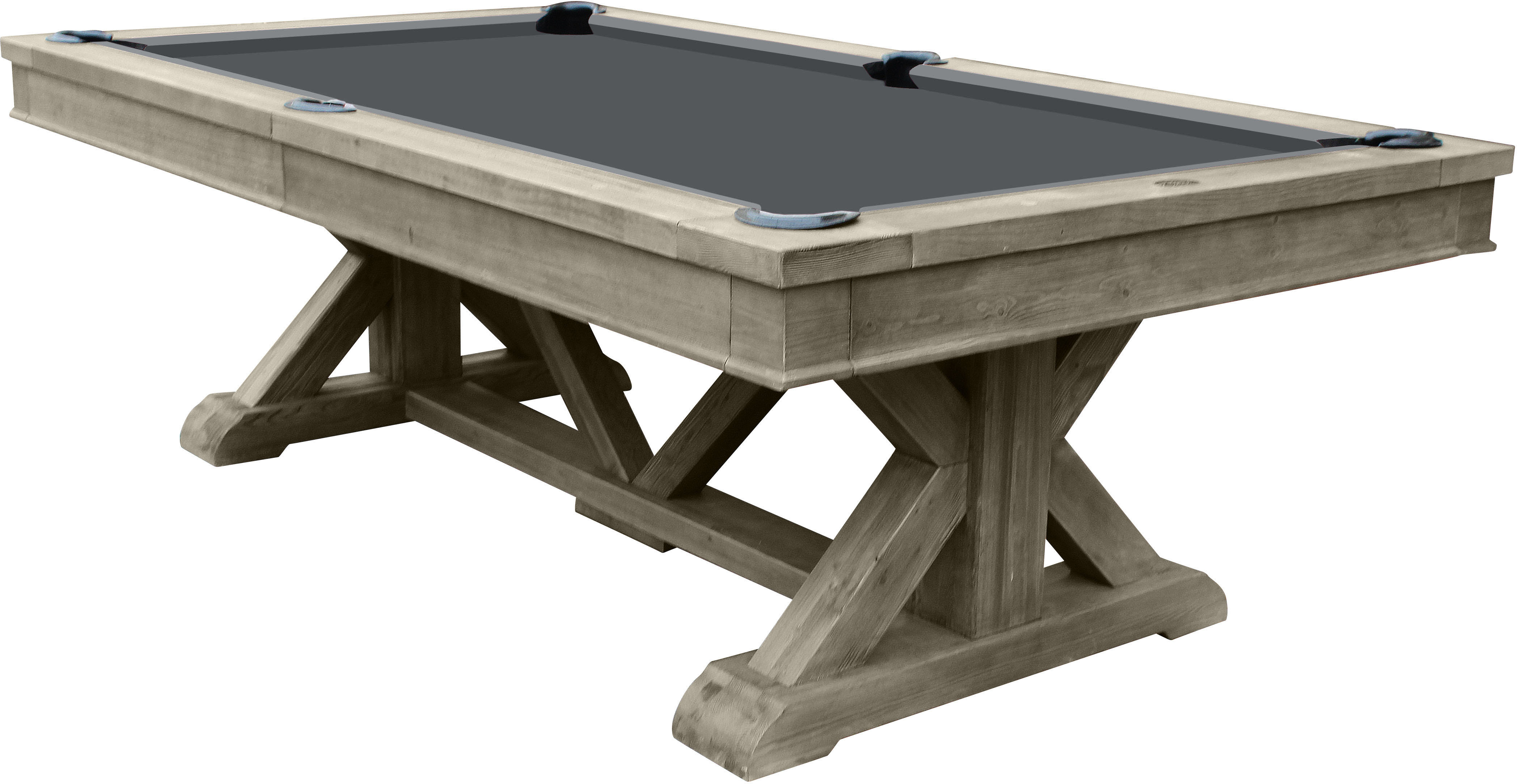 Playcraft Brazos River Weathered 8' Slate Pool Table with Professional ...
