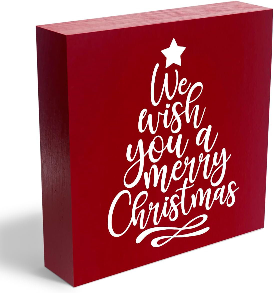 Ophelia & Co. Wood Box Sign Christmas Wooden Box Sign Plaque We Wish ...