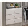 Dotted Line™ Liz 36 In. - 60 In. W Truffle Wood Closet System ...
