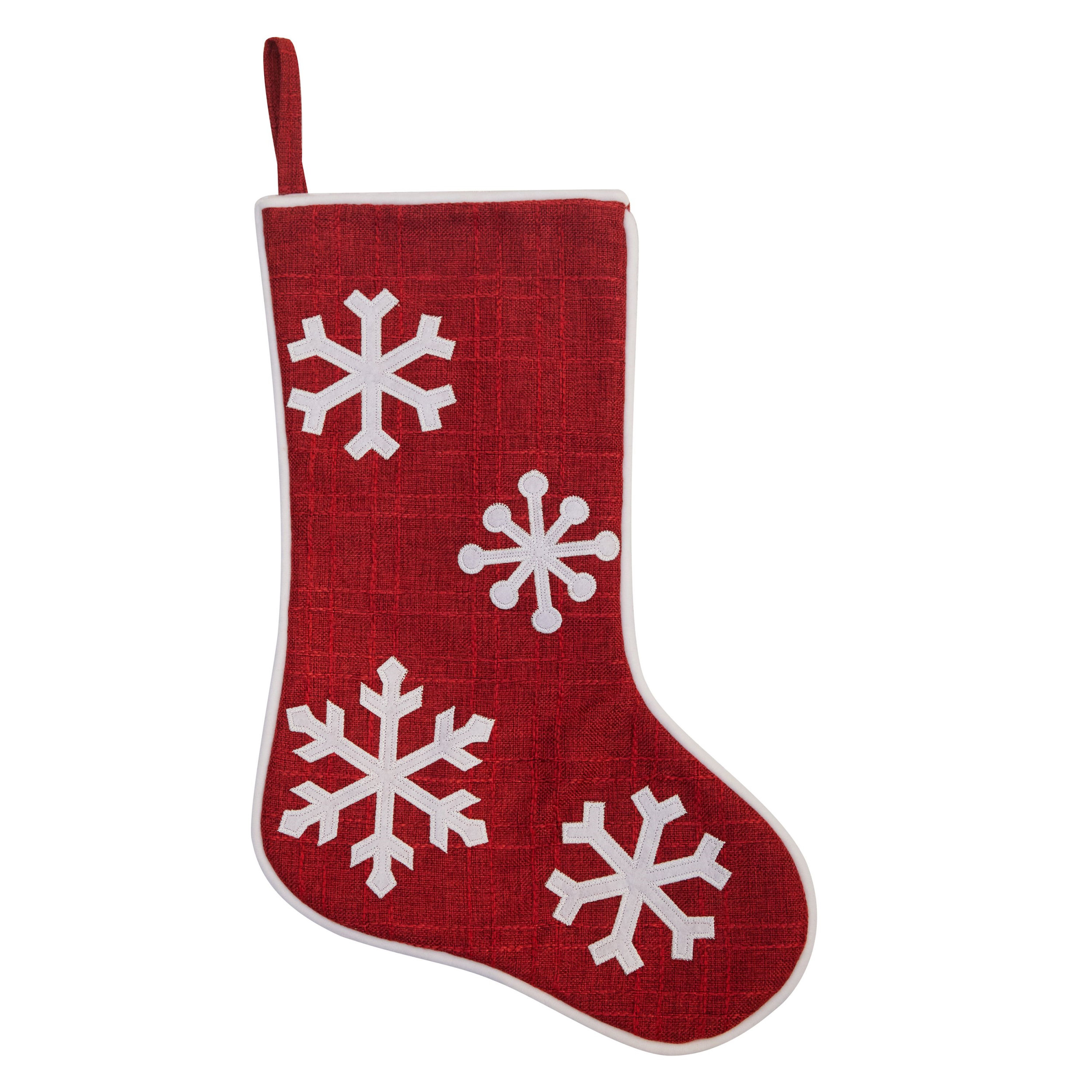 The Holiday Aisle® Season's Designs Christmas Décor 20In Red Snowflake ...