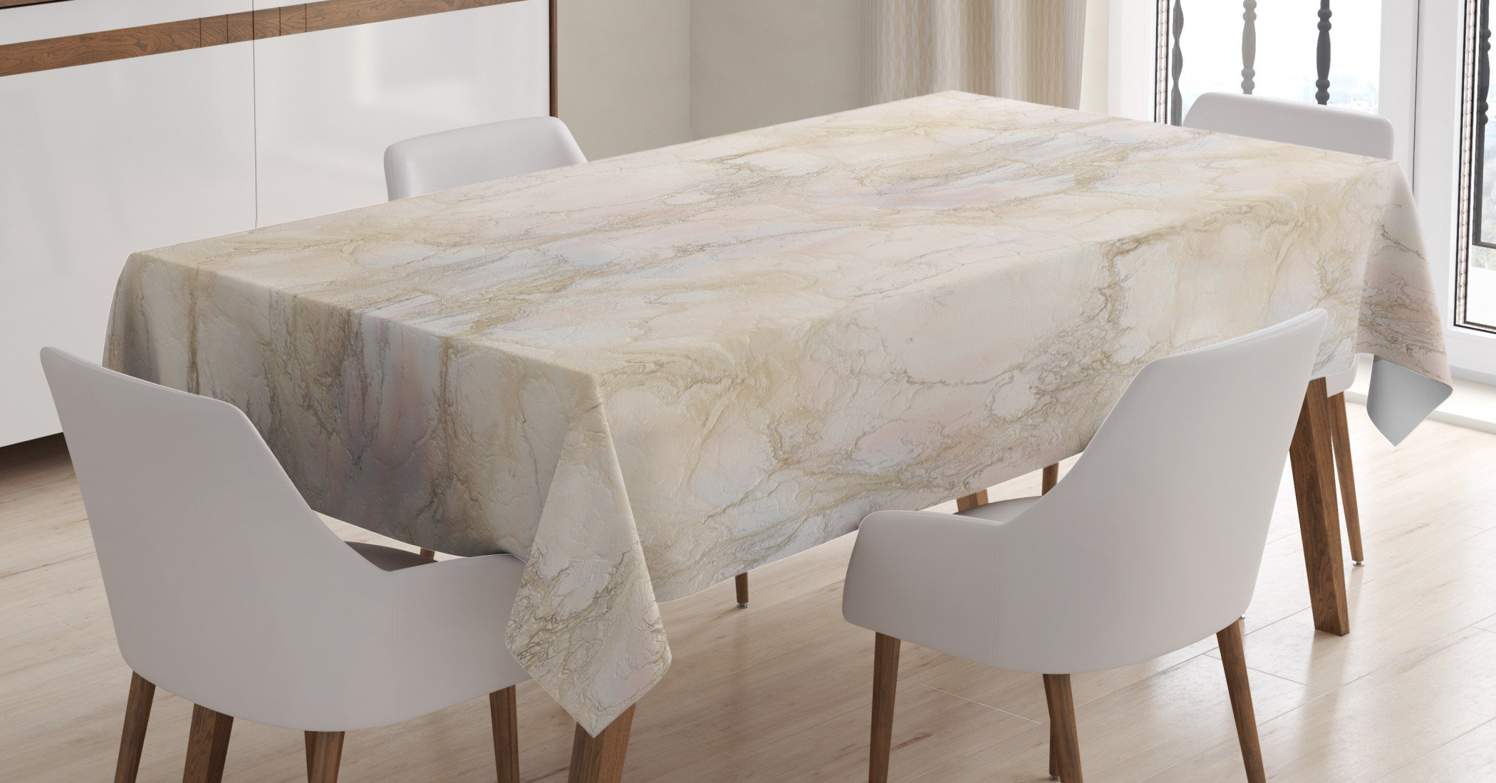East Urban Home Marble Tablecloth & Reviews | Wayfair