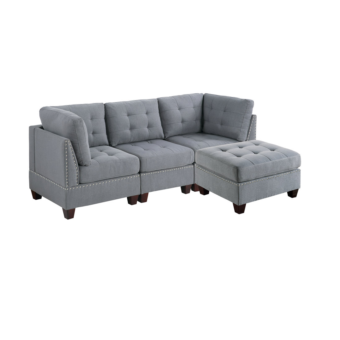 Hokku Designs Azilda MODULAR SET COUCH Sectional Modular Sofa Modular ...