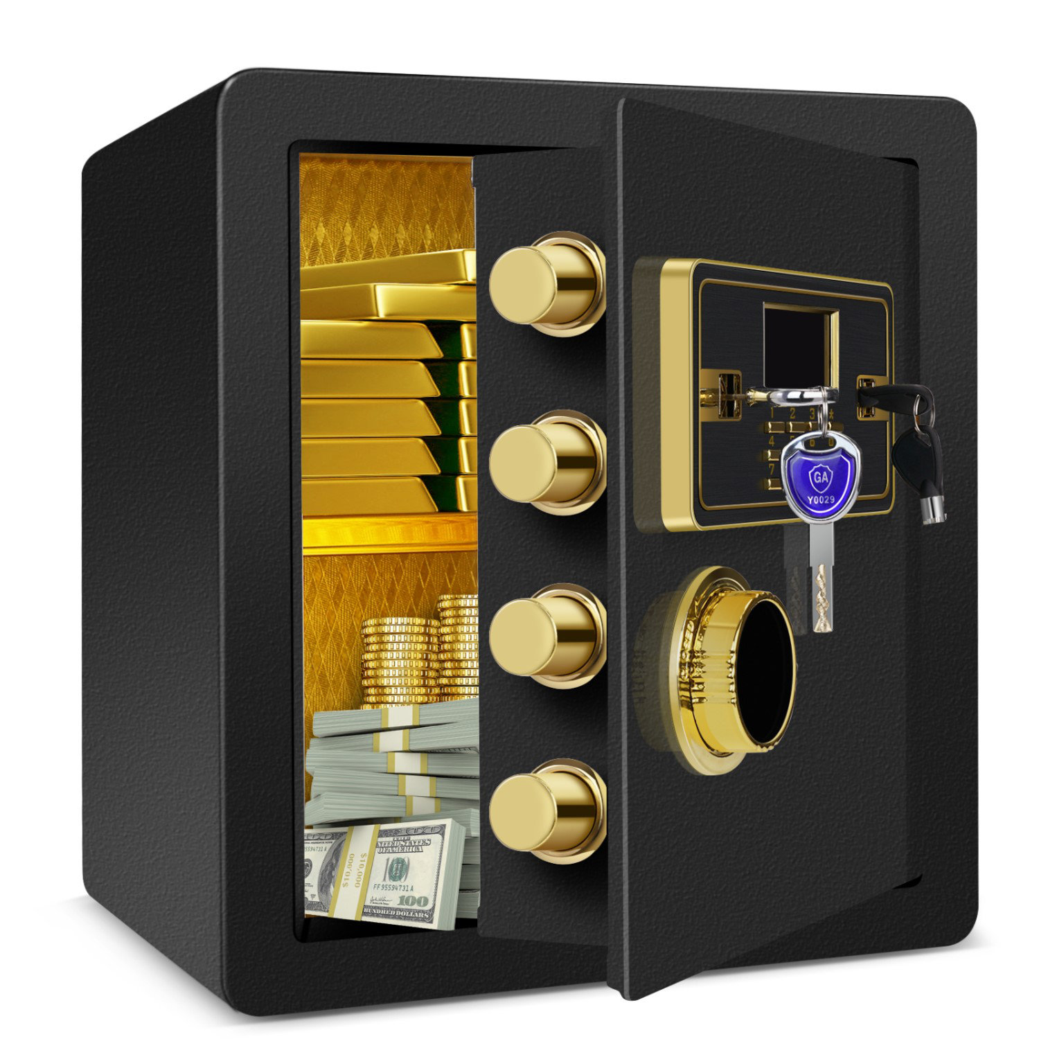BESTELOGY Home Safe With Digital Keypad And Sensitive Alarm System ...