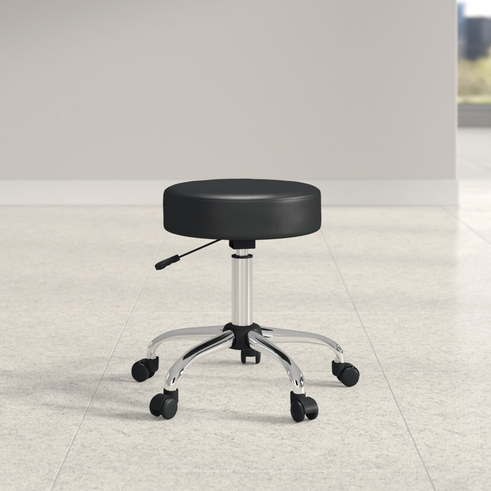 Latitude Run® Wilhelm Adjustable Height Lab Stool with Wheels & Reviews ...
