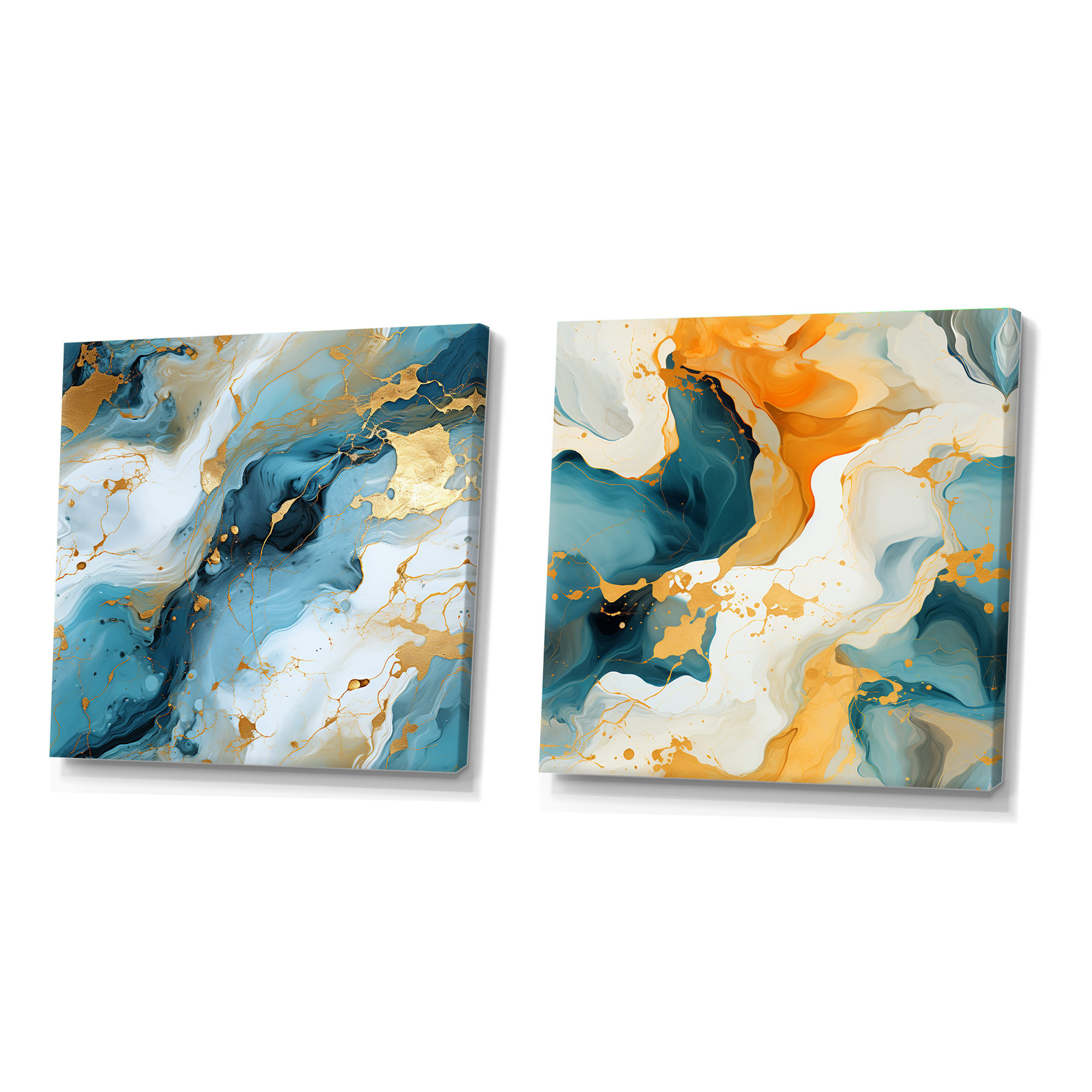 Design Art Gold Artistic Elegance Marble Grace - Abstract Collages ...