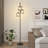 Borough Wharf Mordren Andriel Industrial Floor Lamp 3 Dimmable Lights ...