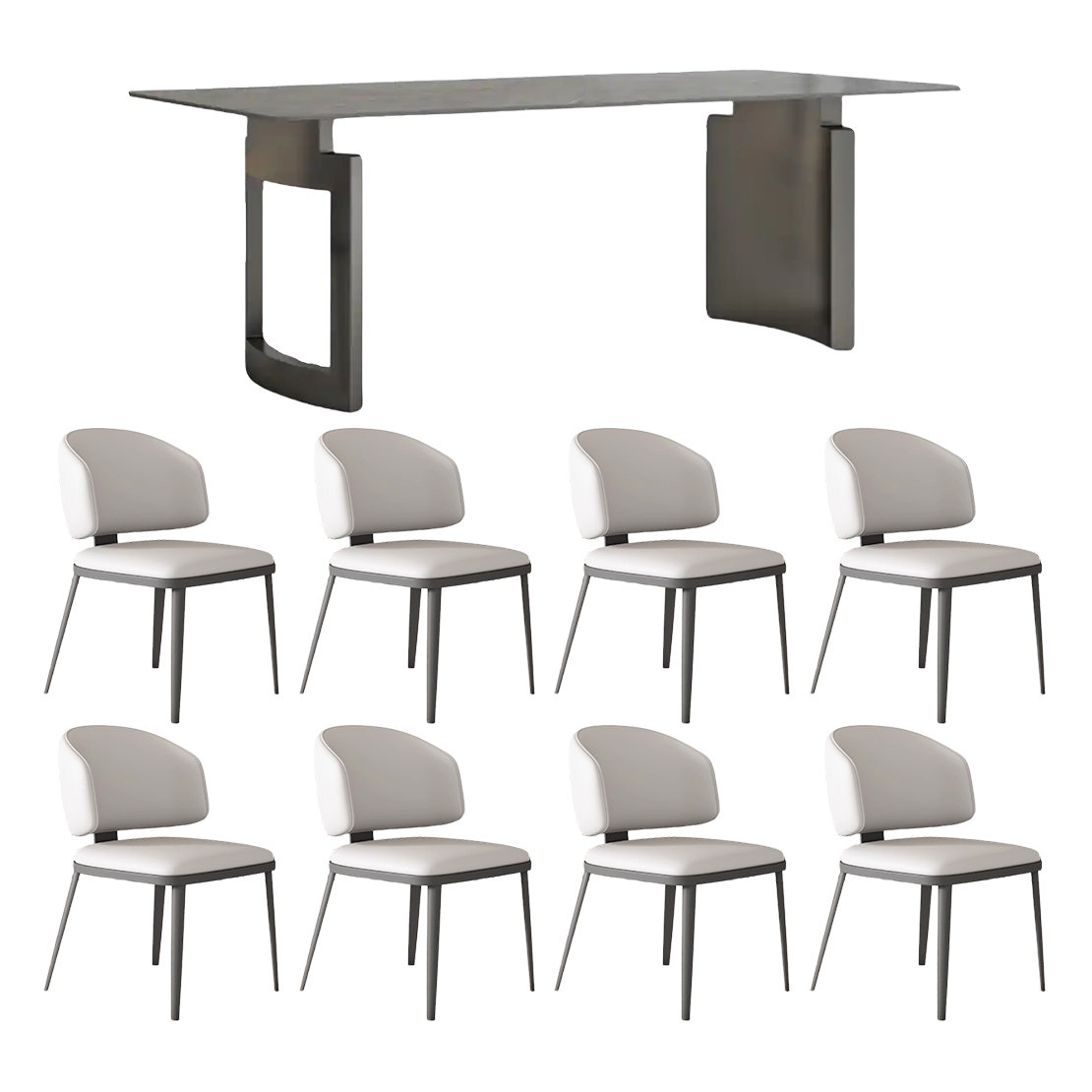LJIA home High-end design modern dining table and chair | Wayfair