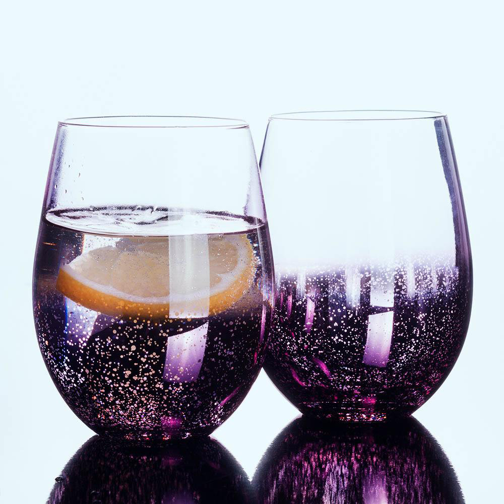Hutch Kitchen Water Glass Set Of 2 (Pink) - Wayfair Canada