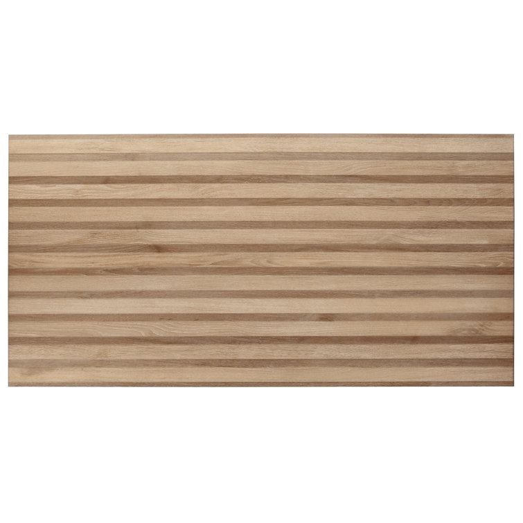 Bond Tile Pembroke Ribbon 23.62 In. X 47.24 In. Matte Fluted Wood Look ...