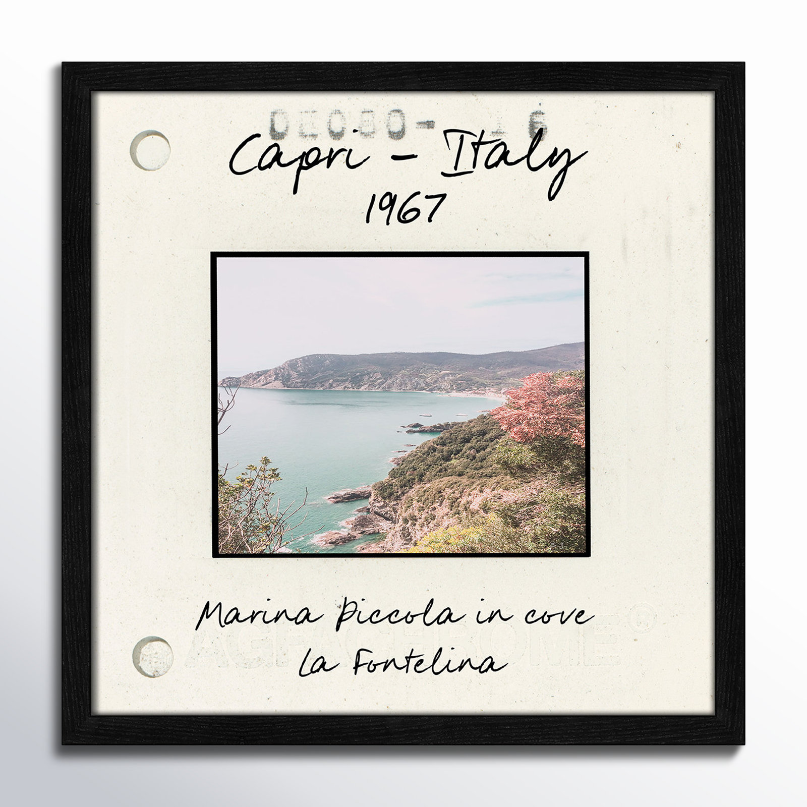 Casa Fine Arts Capri Italy - Marina Picolla in La Fontalina Print by ...