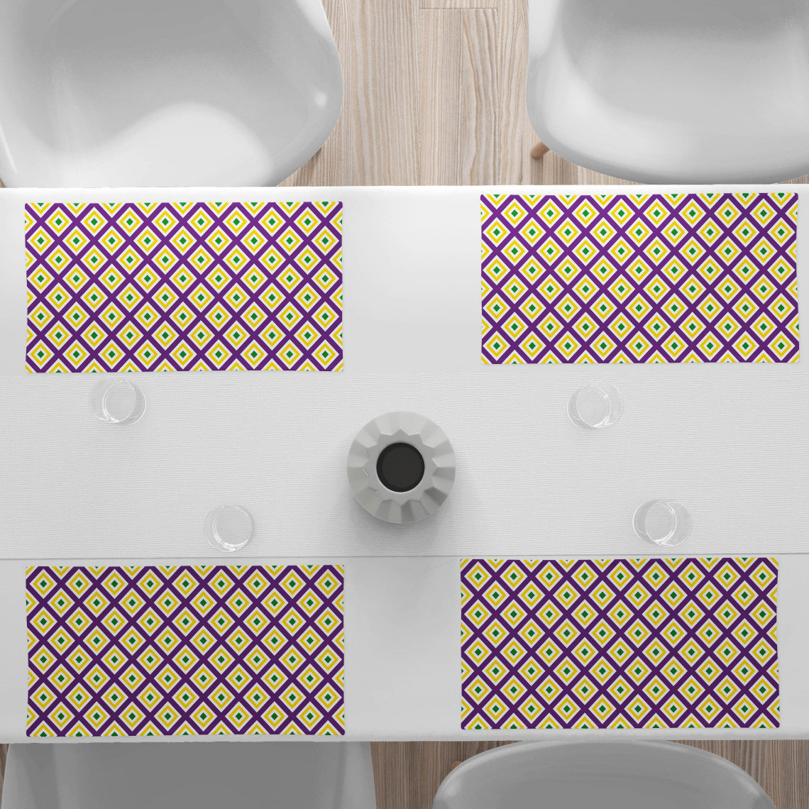 East Urban Home Ambesonne Mardi Gras Place Mats Set Of 4, Classical ...