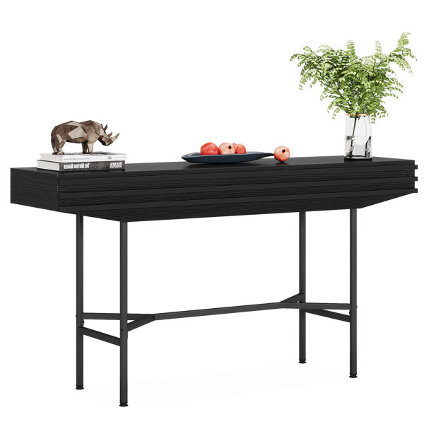 Ebern Designs 55 Inch Console Table For Entryway | Wayfair