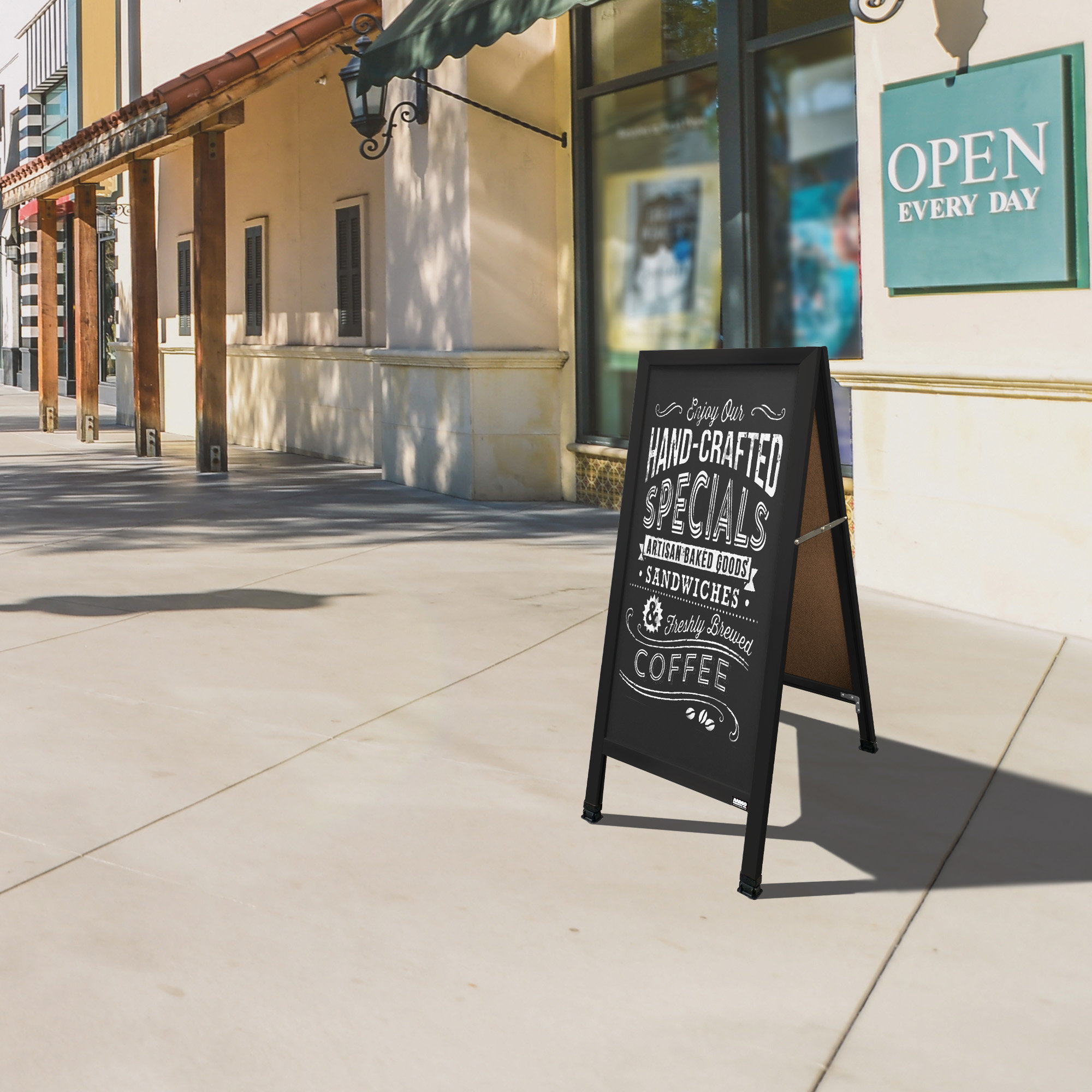 AARCO A-Frame Sidewalk Free Standing Chalkboard | Wayfair