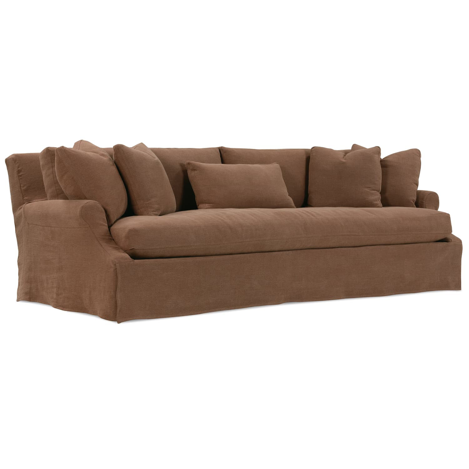 Rowe Furniture Baked Clay Bristol Slipcovered Sofa | Wayfair