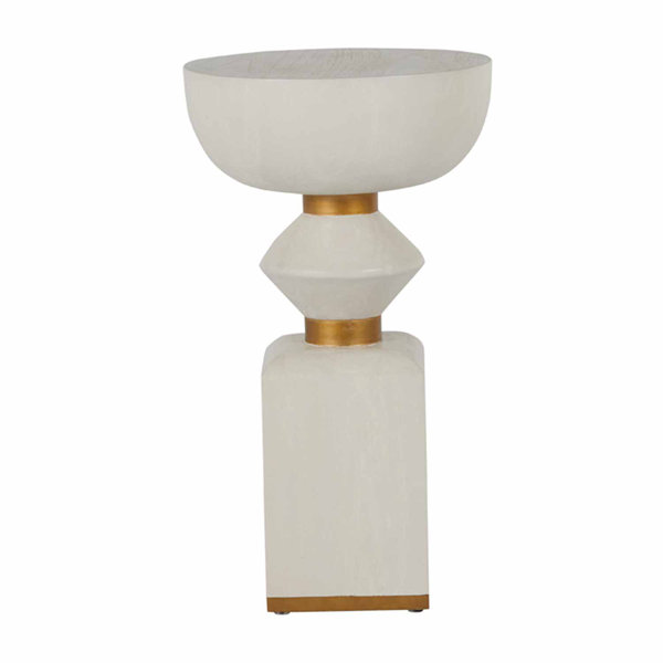 Gabby Norris Solid Wood Pedestal End Table - Wayfair Canada