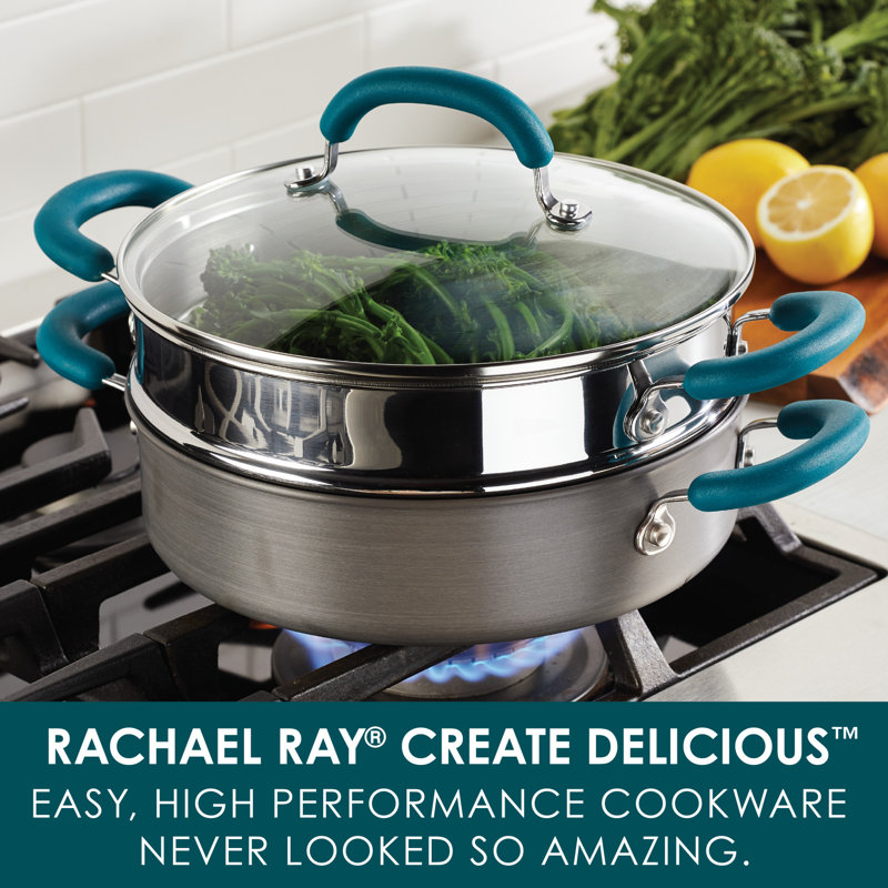 Rachael Ray Create Delicious Hard Anodized Aluminum Nonstick Induction ...