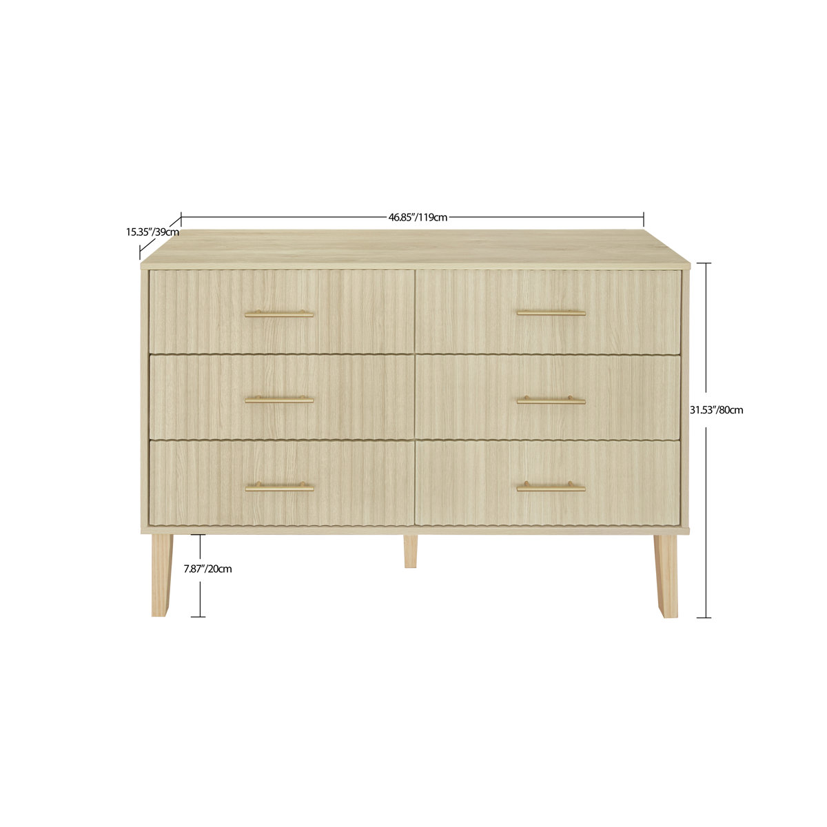 Mercer41 Ruminer 6 - Drawer Dresser & Reviews | Wayfair