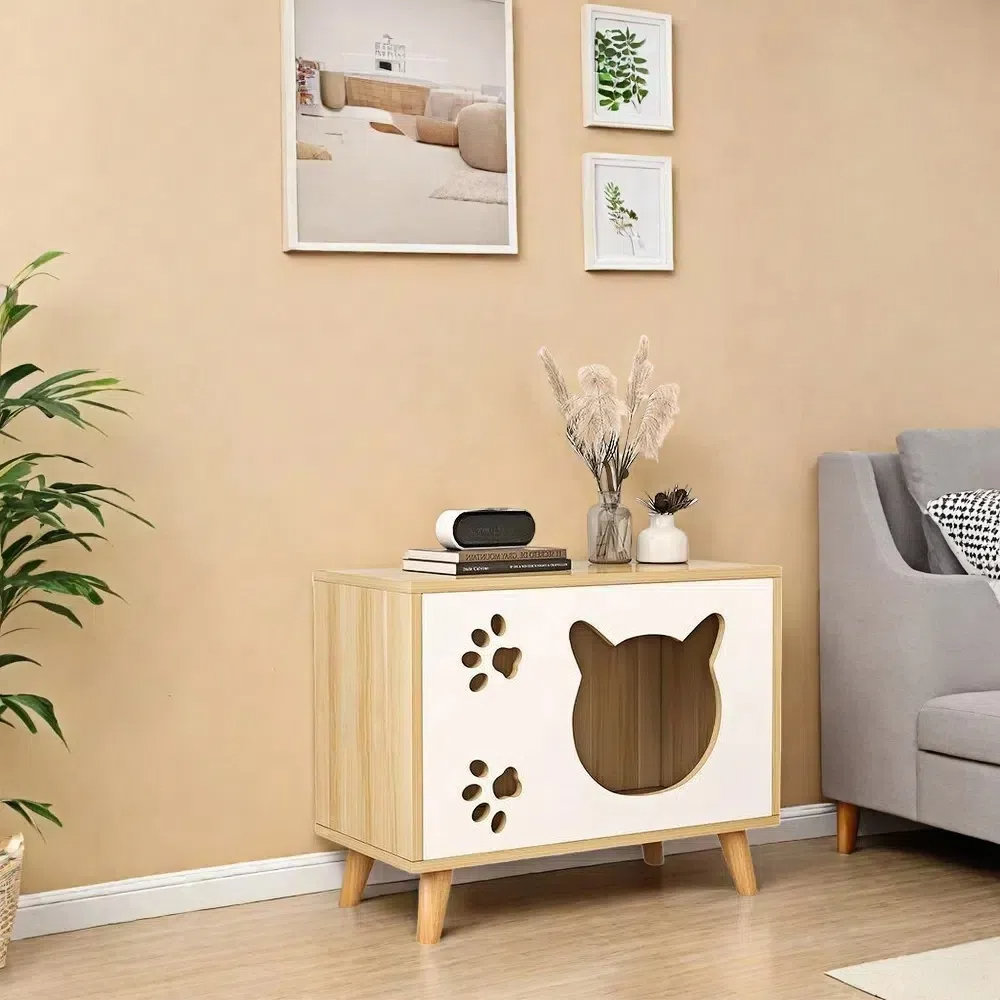 AWORET Modern Minimalist Cat House Side Table | Wayfair