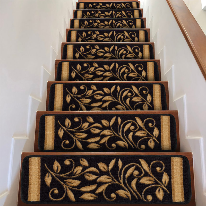 Lark Manor™ Arkeia Non-Slip Indoor Stair Tread & Reviews | Wayfair