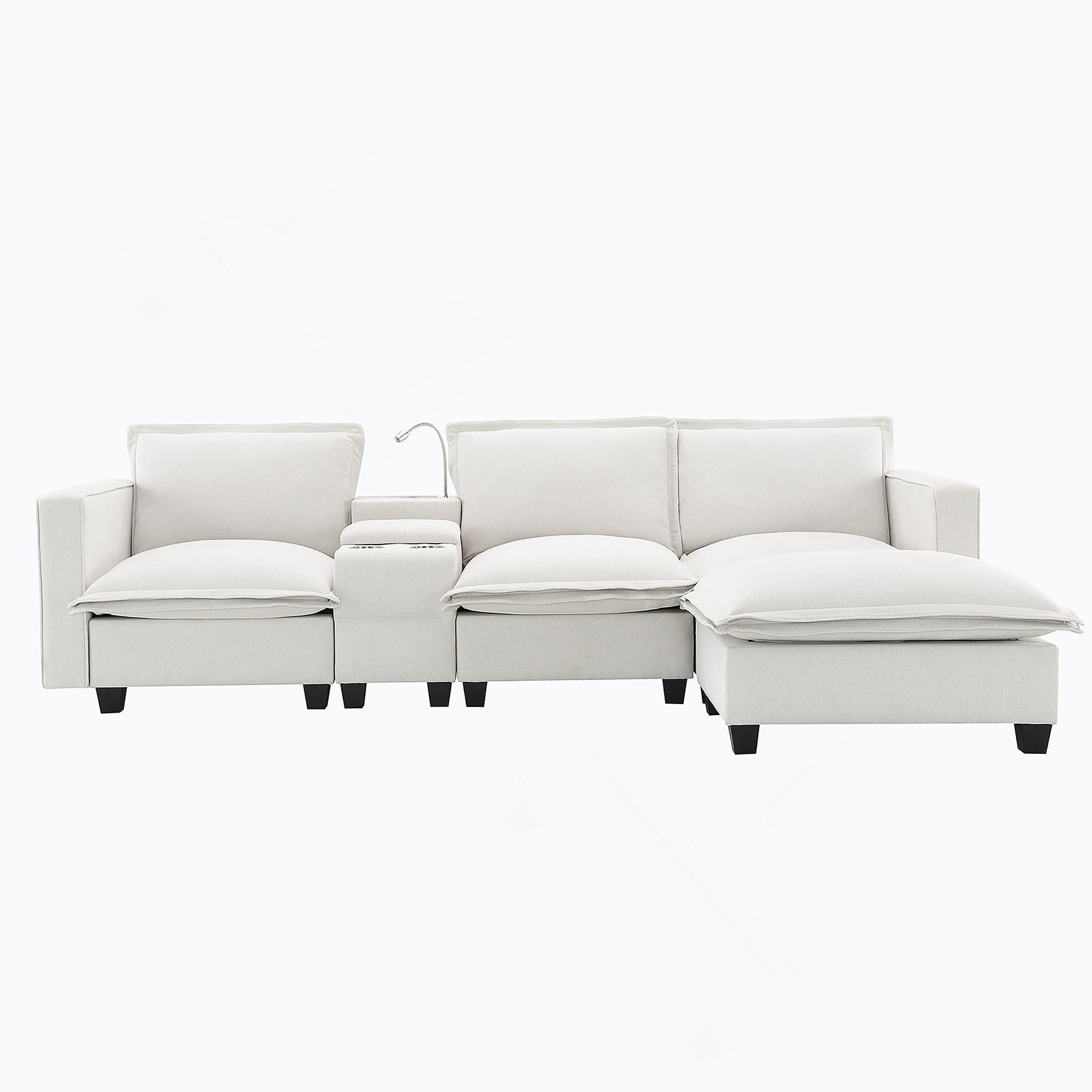 Latitude Run® Canapé modulaire 109 "57" avec console - Wayfair Canada