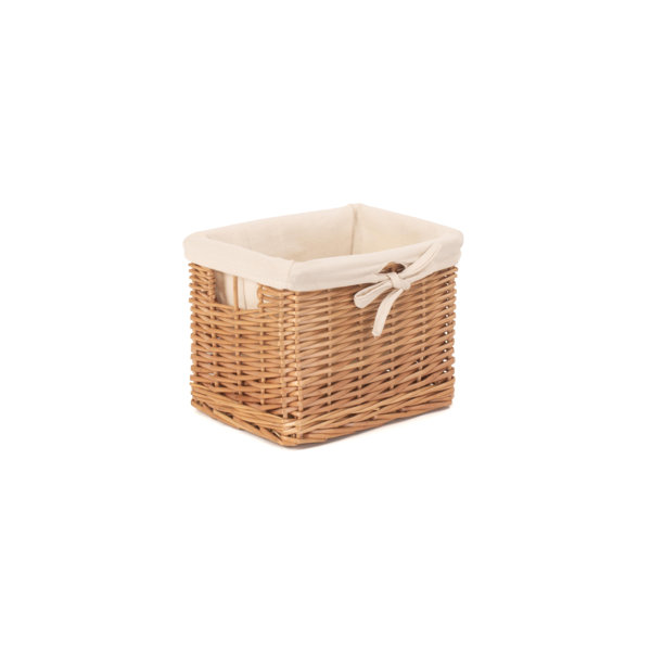 August Grove Small Deep Storage Wicker Basket & Reviews | Wayfair.co.uk