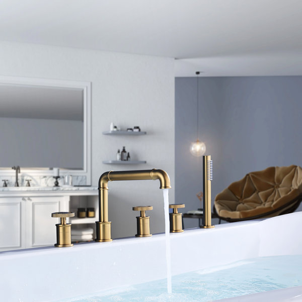 MODLAND roind Tub Faucet with Handheld Shower Faucet | Wayfair