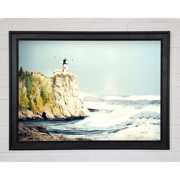 Highland Dunes Beautiful Lighthouse Framed Print | Wayfair.co.uk