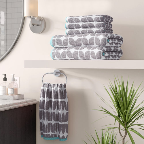 Wayfair | Geometric Bath Towels You'll Love in 2023