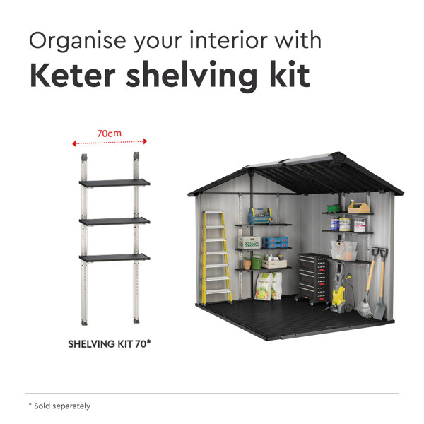 Keter Shelf Kit & Reviews | Wayfair.co.uk