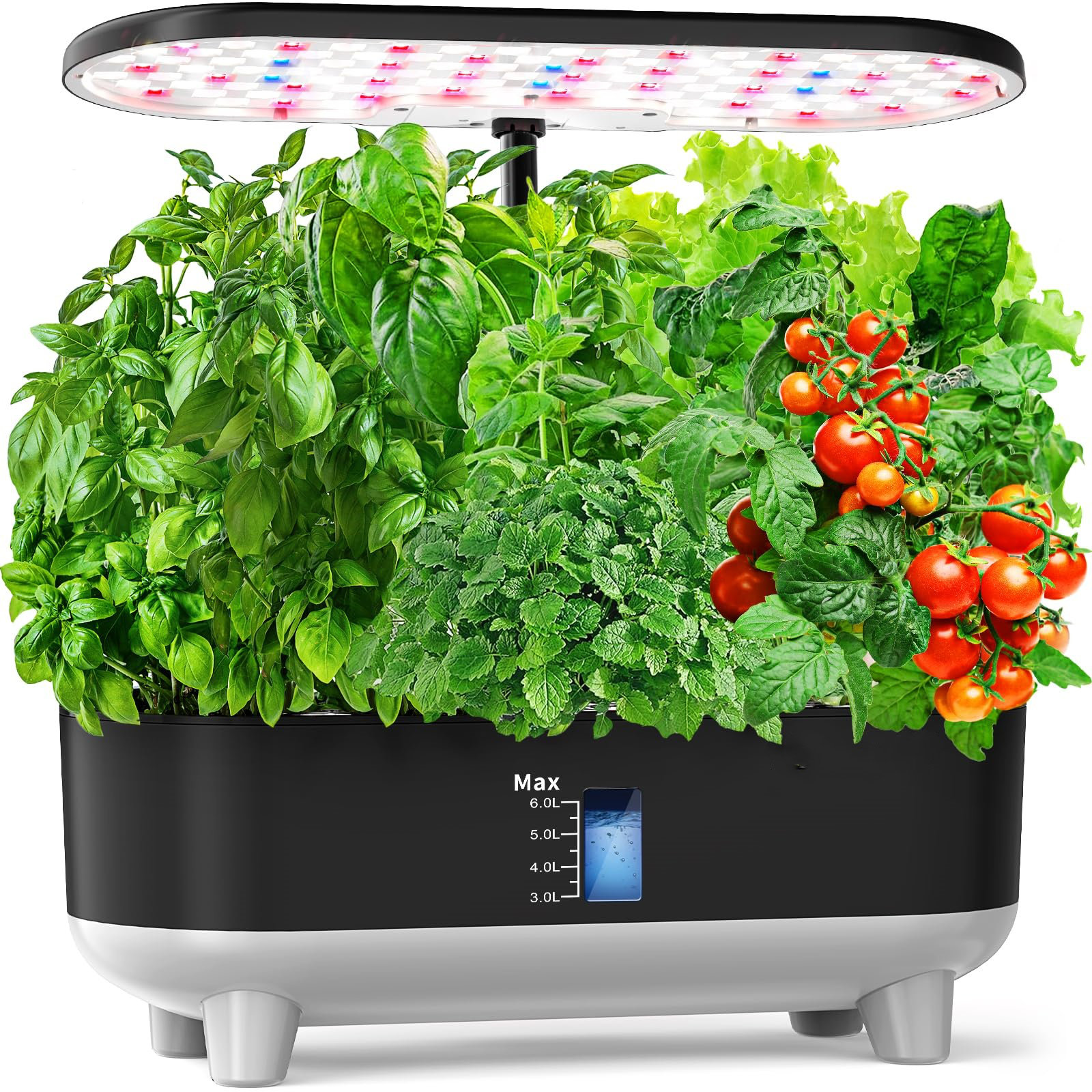 BEACHWATER POOL & SPA, LLC Hydroponics Growing System Kit, 16 Pods ...