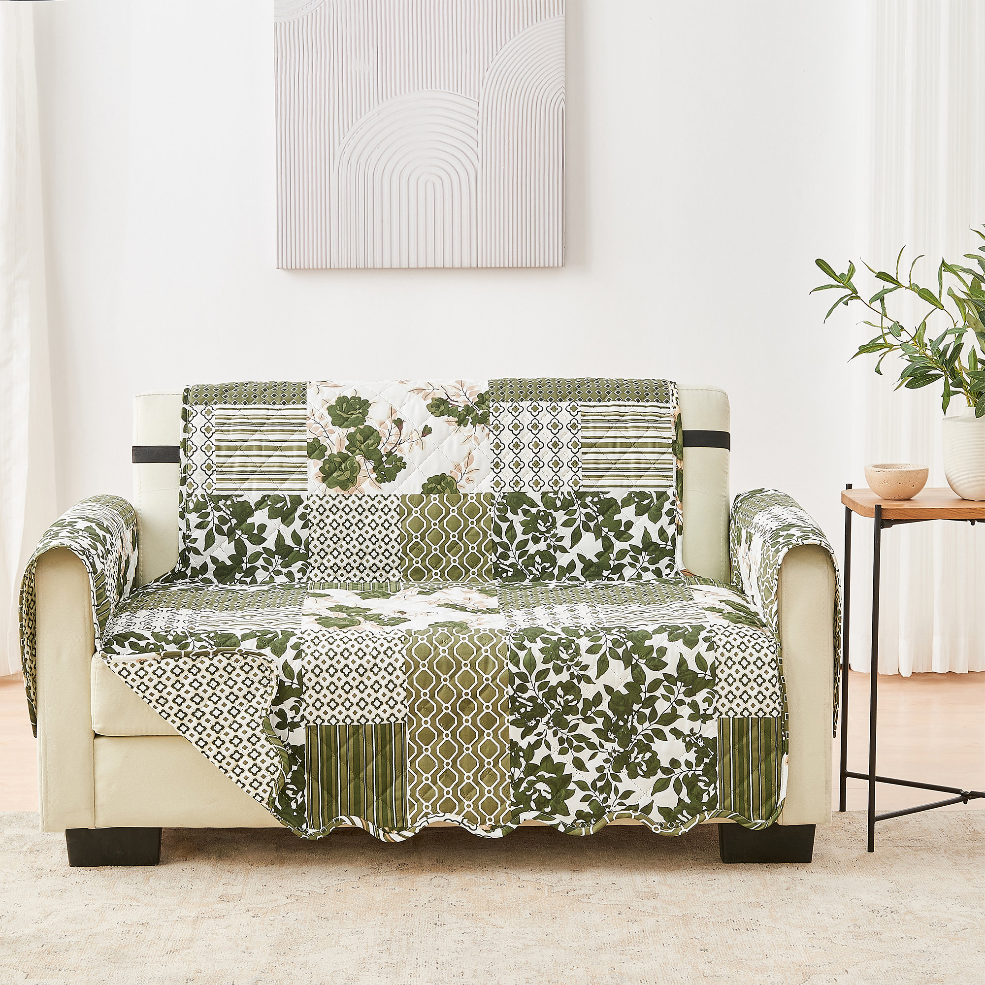 August Grove Housse réversible pour meuble pour animaux Patchwork et ...