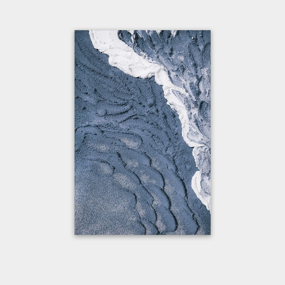 Organix Oasis Blue + White + Solid Wood Inner Frame + Texture Color ...