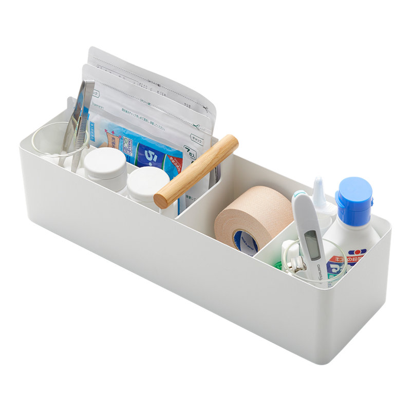 Yamazaki Home Slim Storage Box, Steel And Wood | Wayfair