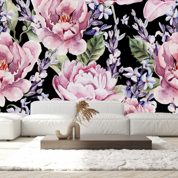Red Barrel Studio® Kevone Floral Wallpaper - Wayfair Canada