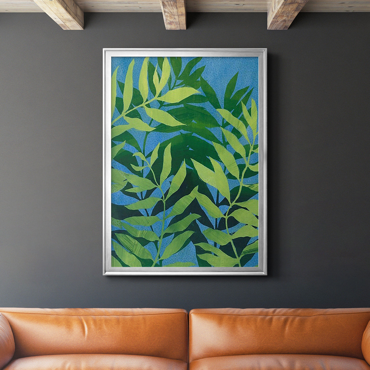 Wexford Home Ocean Vines I Premium Framed Print - Ready To Hang | Wayfair