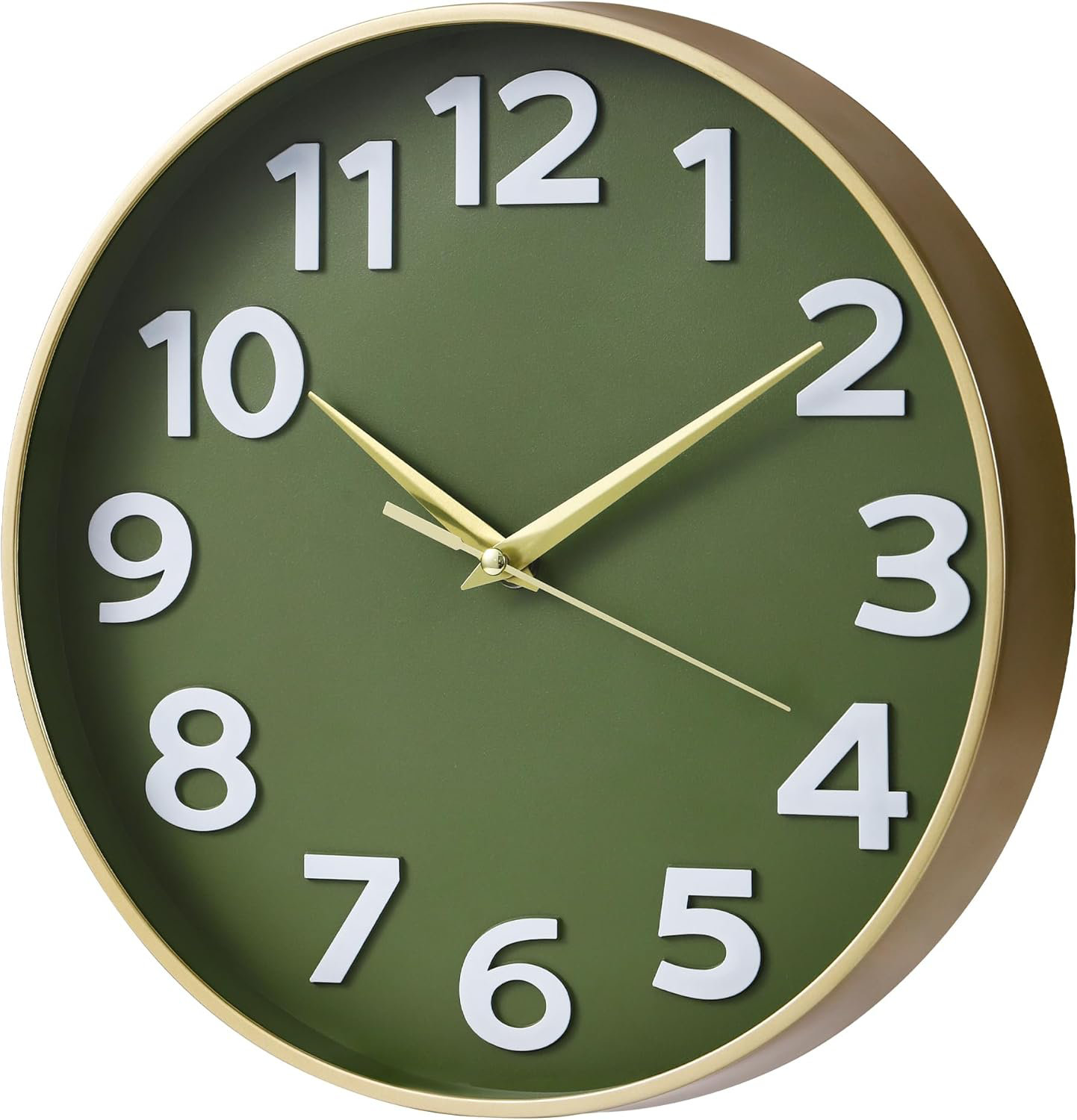 Latitude Run® 14 Inch Silent Wall Clocks Battery Operated | Wayfair
