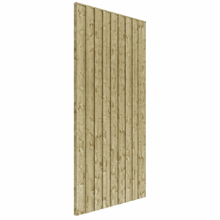 Rowlinson Vertical Board 6x3 Gate | Wayfair.co.uk