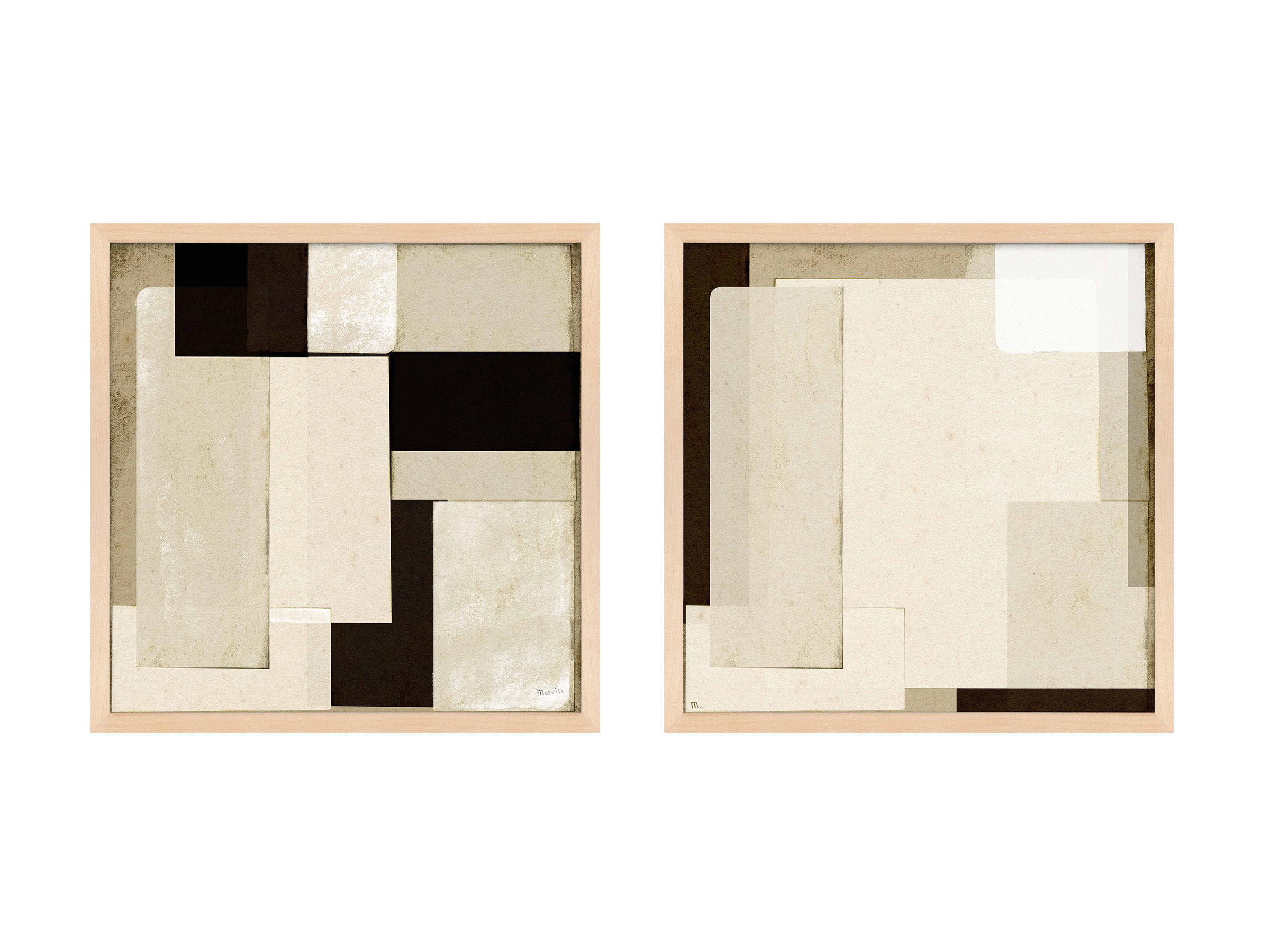 Lipman Art City Scape 6,7 Set of 2 by Marco Marella for Studio M ...
