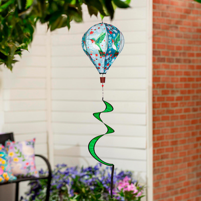 Arlmont & Co. Hummingbird Welcome Balloon Spinner | Wayfair
