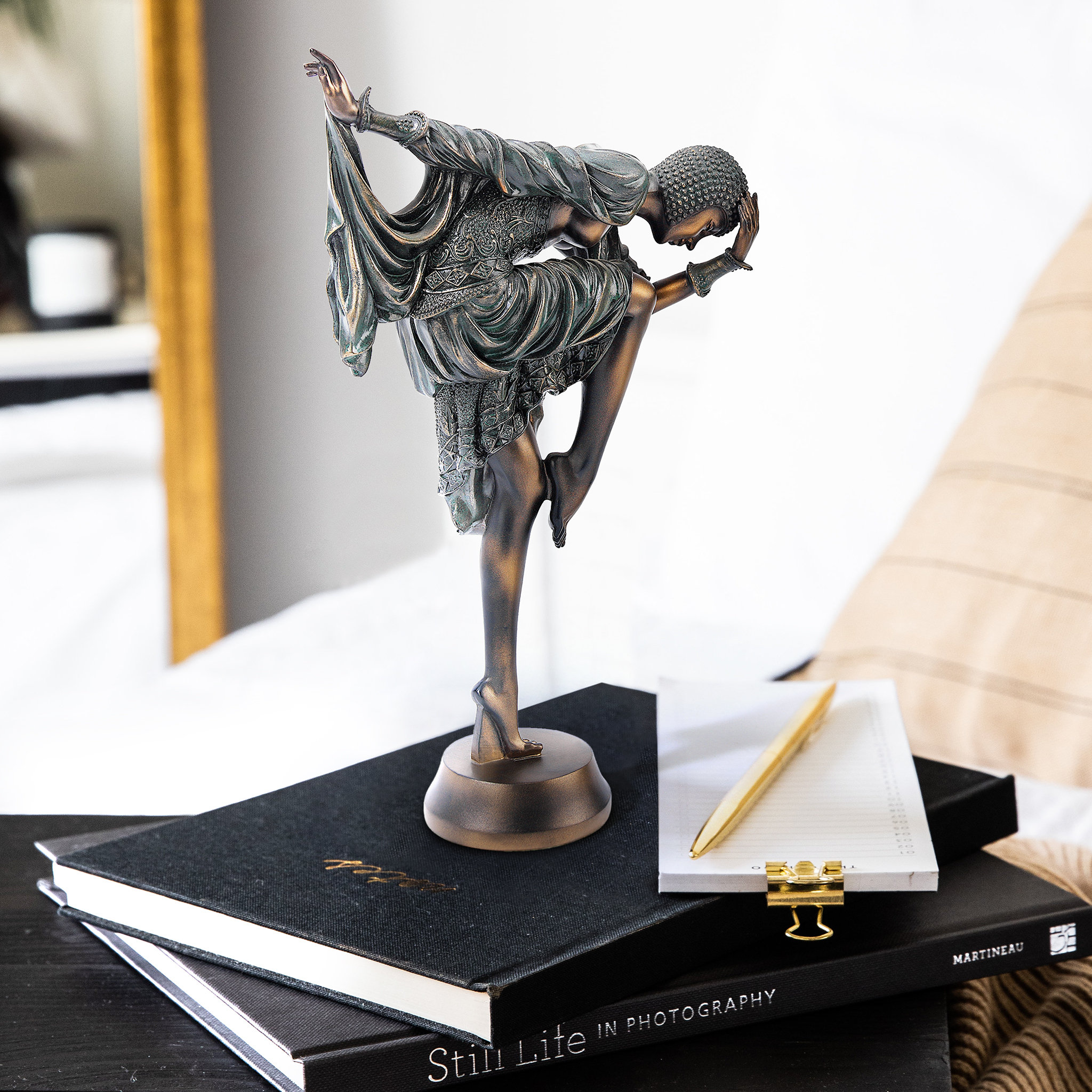 Design Toscano The Snake Dancer Art Deco Figurine & Reviews | Wayfair