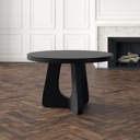 Noir Nobuko Mahogany Solid Wood Pedestal Dining Table | Perigold
