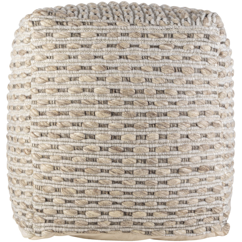 Langley Street® Maubara 18'' Wide Square Pouf Ottoman & Reviews | Wayfair