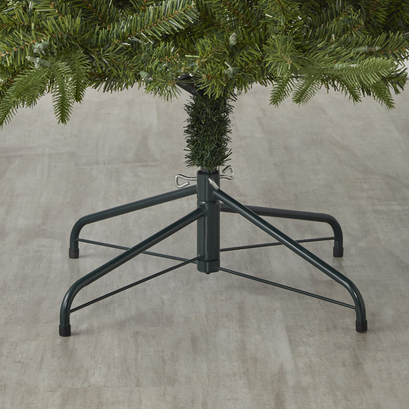 The Holiday Aisle® 7' H Green Realistic PE/PVC Christmas Tree w/ 200 ...