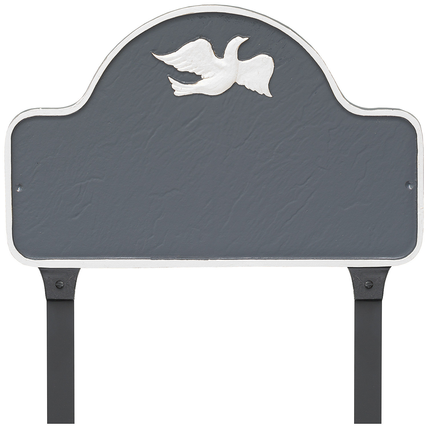 Montague Metal Products Dove Arch Address Sign Plaque with Lawn Stakes ...