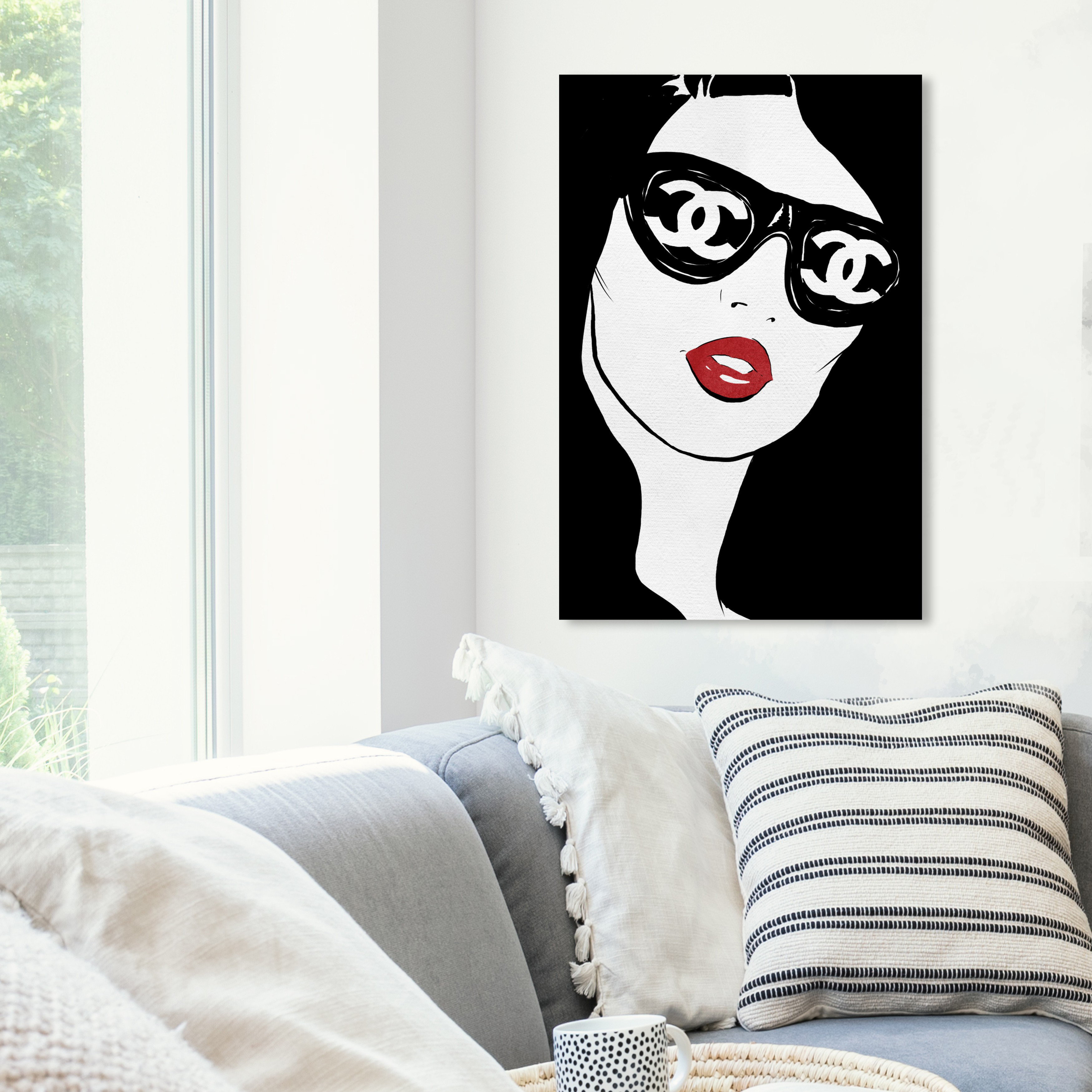 Oliver Gal Fashion and Glam Sunglasses Flare Portraits - Graphic Art on ...