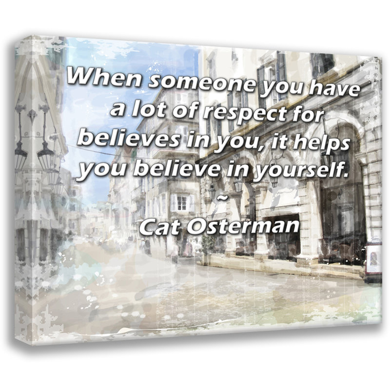 believe in yourself cat poster